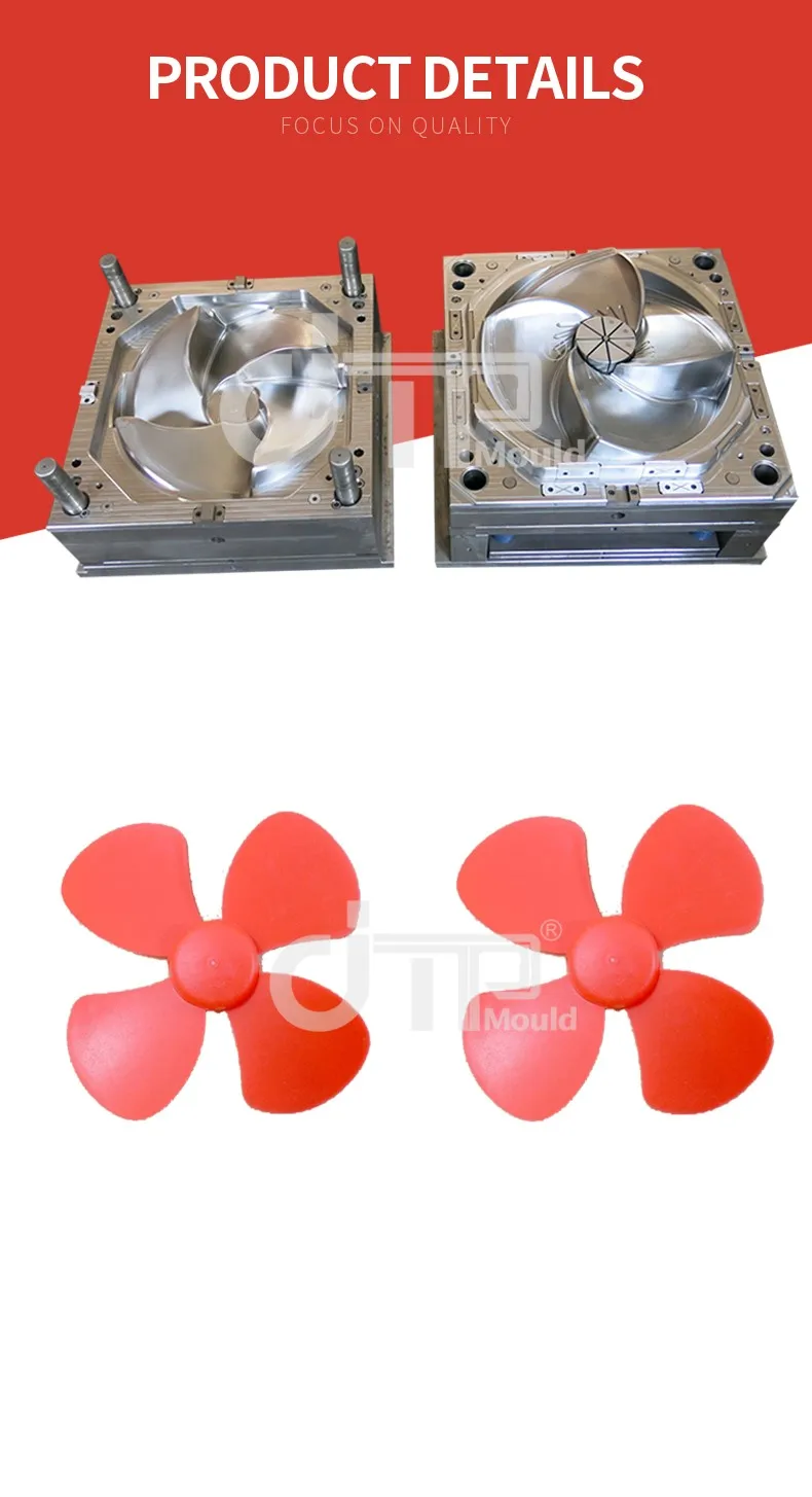 Custom Plastic Injection Molding Supplies Cooling Fan Shell Mould Fan ...