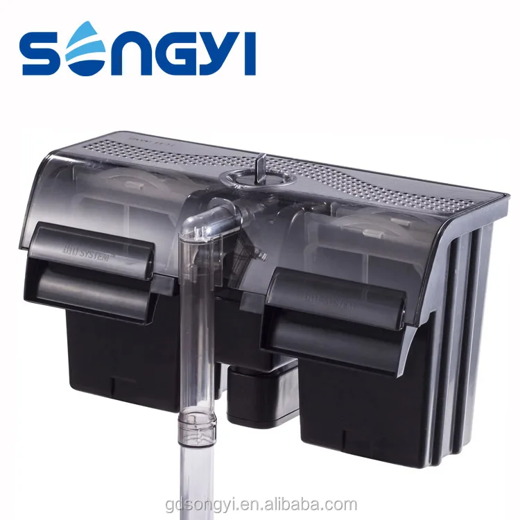 Hang On Back Cascade Biological Water Filter System For Extra Aeration ...