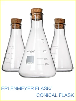 AKMLAB Erlenmeyer Flasks with Cork Stoppers - 5-10000ml