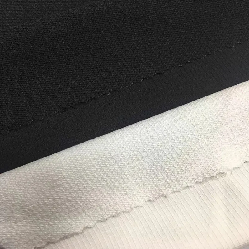 Dobby Double Two Layers Four 4 Ways Spandex Grid Ripstop&terry Stocklot ...