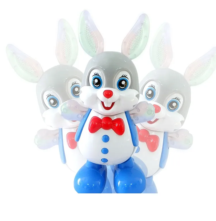 Cute Dancing Rabbit Battery Operated Toy With Light And Music - Buy ...