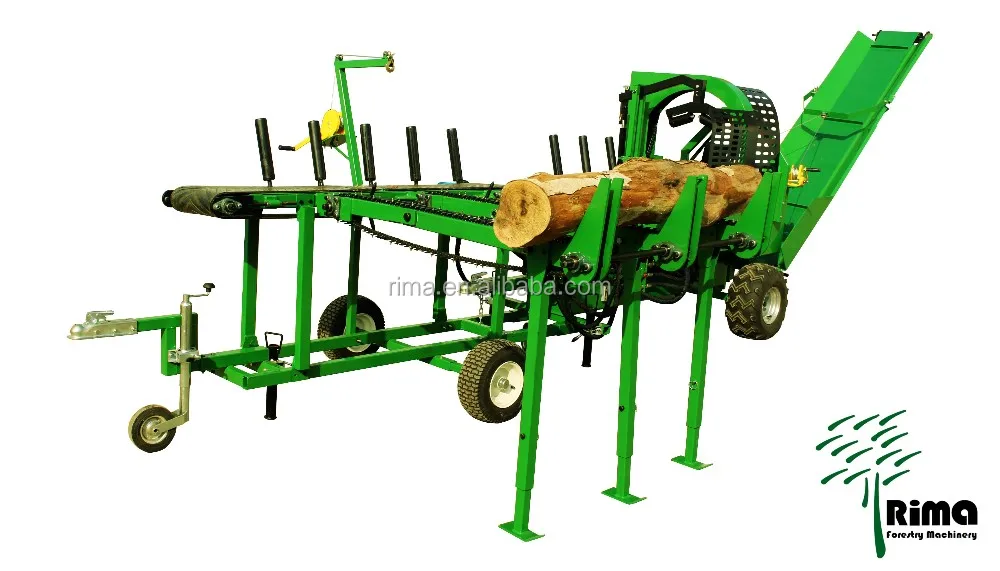 30 Ton Automatic Wood Splitter With Chainsaw - Buy Firewood Processor ...