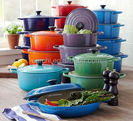 Hot Sale Colorful Enamel Cast Iron Cooking Pot - Buy Enamel Cast Iron ...