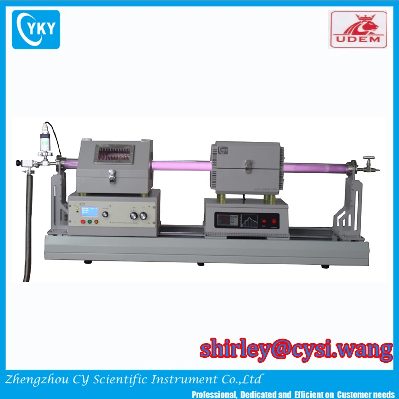 Laboratory Ws2 Mos2 Preparation Sliding Two Zone CVD Tube Furnace 1200c ...
