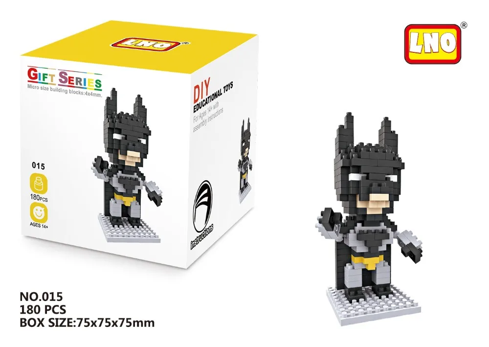 Lno Mini Diamond Block Super Heroes Figures Hot Toys For Wholesale ...