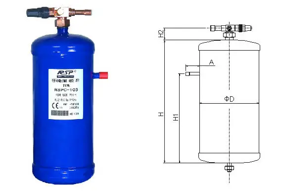 Refrigerant Liquid Receiver - Buy Refrigerant Liquid Receiver,Liquid ...