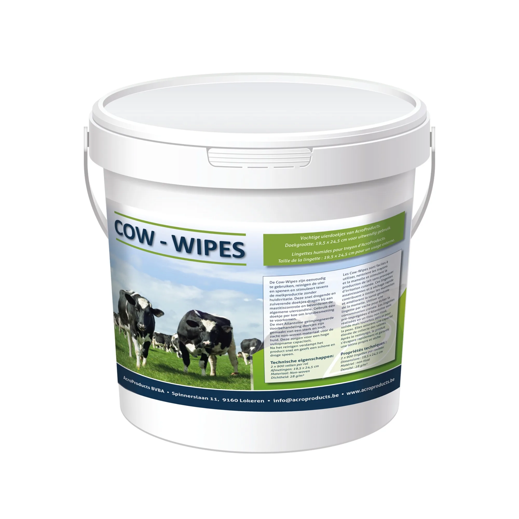 Eco-friendly Disposable Cow Wipes - Udder Cleaning