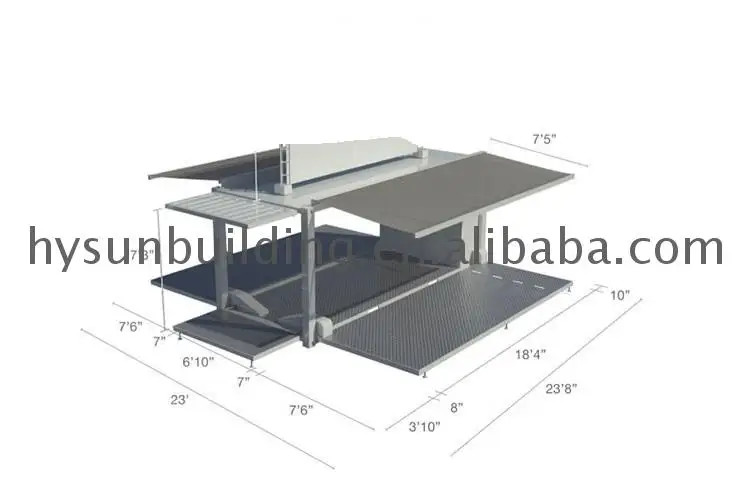 Living 20ft Container Home with Small Kitchen - Latest Design