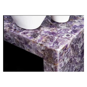Hotel Design Natural Amethyst Dining Table Top - Buy Amethyst Gemstone ...