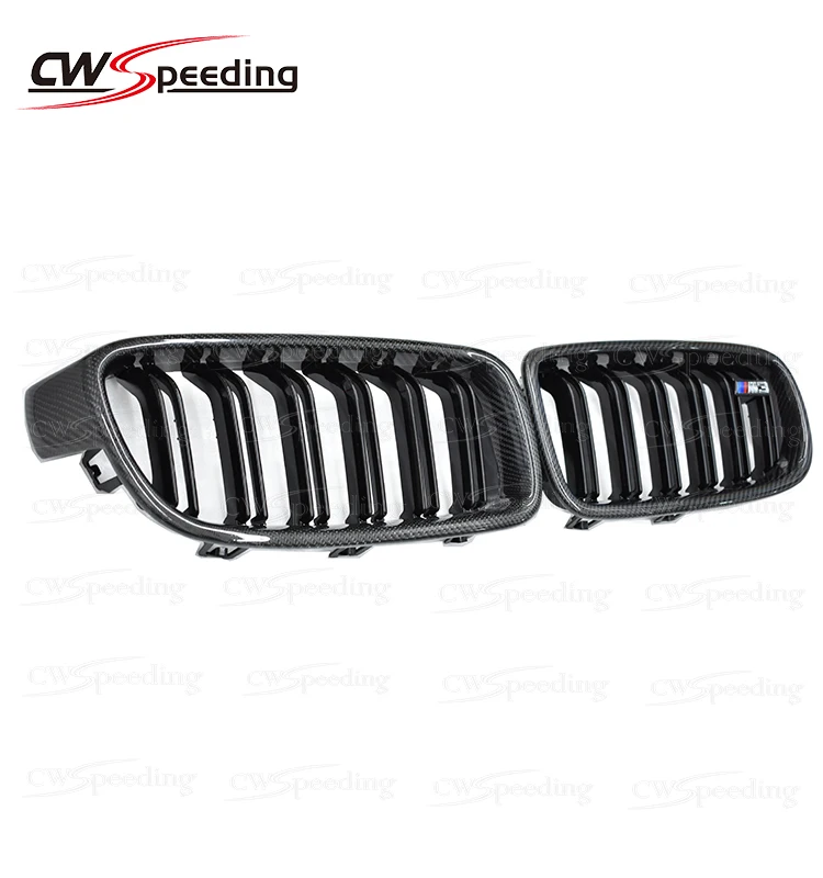Carbon Fiber Front Bumper Grill Front Grille For Bmw 3 Series F30 F35 ...
