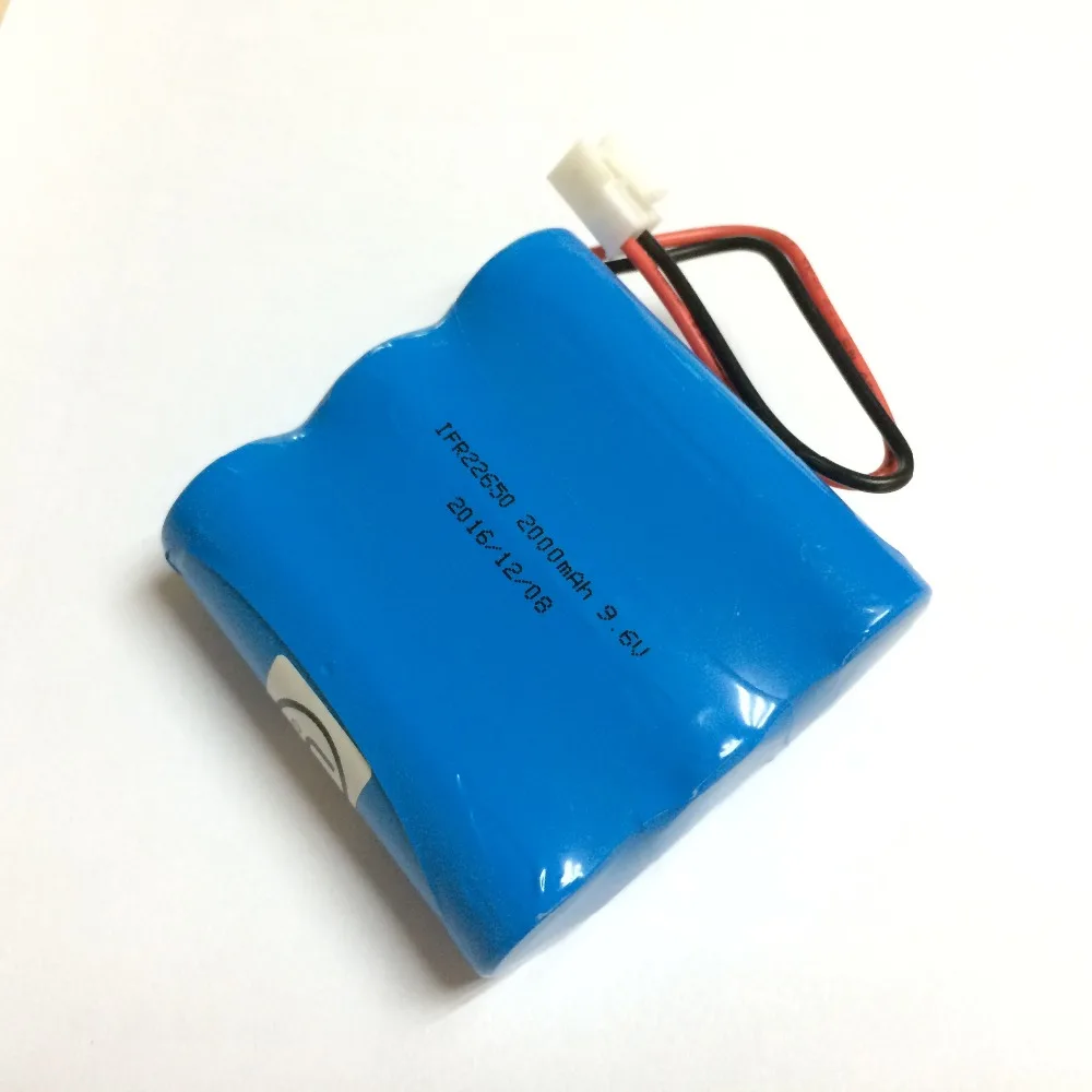 Customized Lifepo4 Battery Pack 2ah 9v With Pcb&plug Wires Cylindrical ...