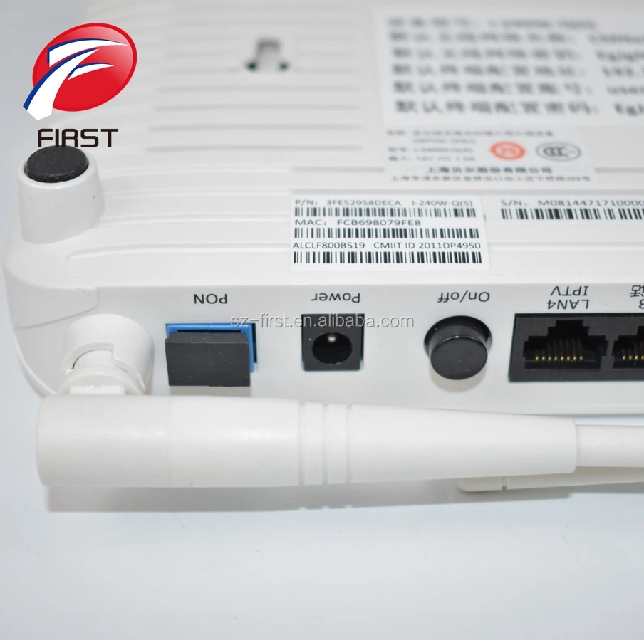 Alcatel Lucent Bell terminal de red óptica FTTH ont I-240W-Q GPON ONU ...