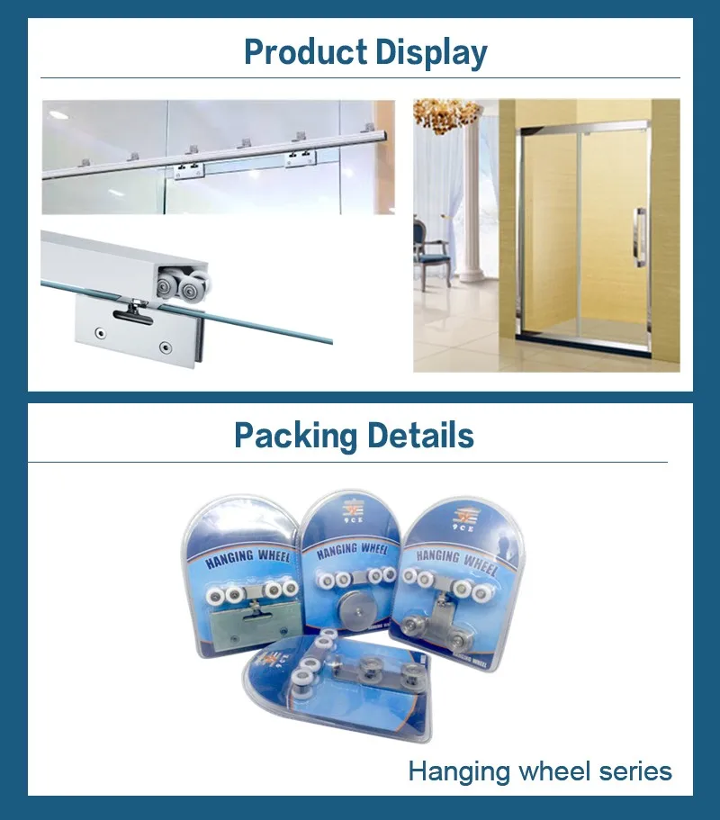 Sliding Track in Frameless Glass Aluminium Rail System