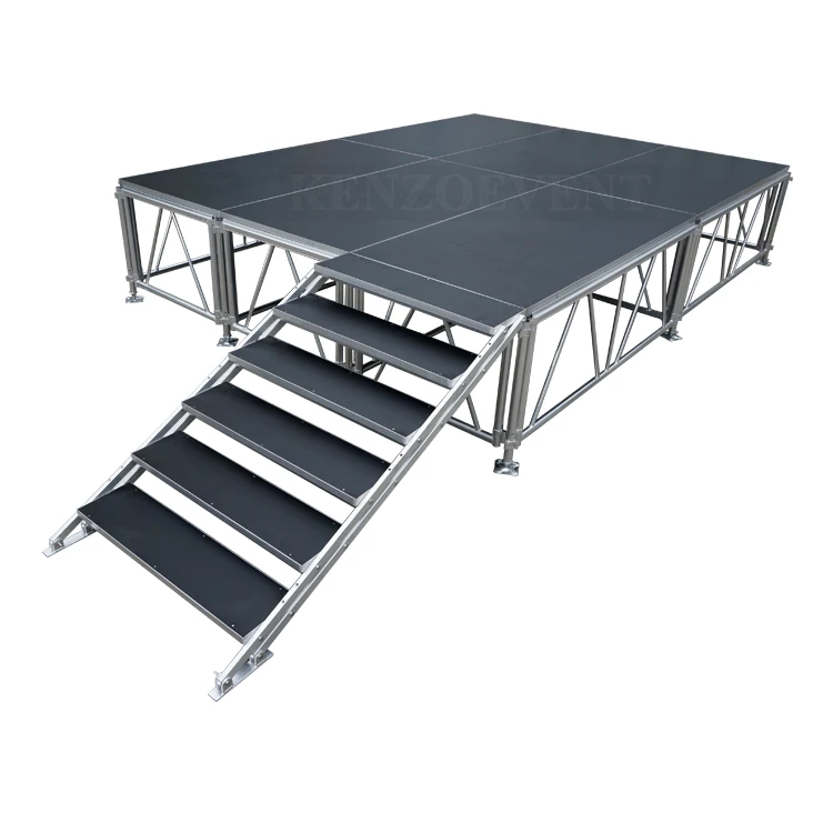 Wooden Platform Adjustable Height Stage Waterproof Outdoor Event Stage ...