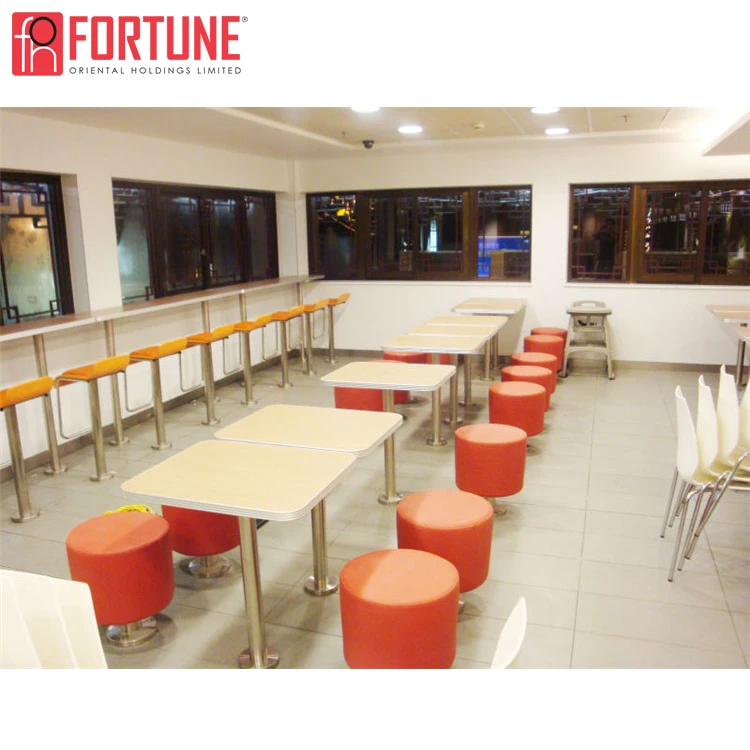 Kfc Macdonald Style Furniture Table Chairs Stool Set - Buy Kfc Style ...