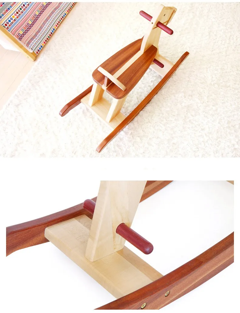 Solid Wood Swing Rocking Horse Toy For Kids - Buy Kids Swing Horse Toy ...