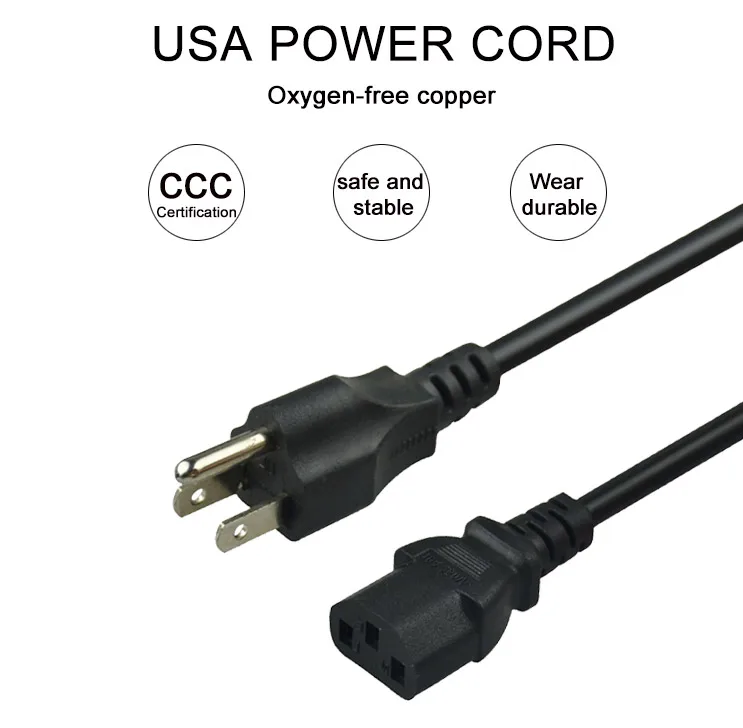 SIPU High Quality 220v USA Ac Power Cord - Reliable Power