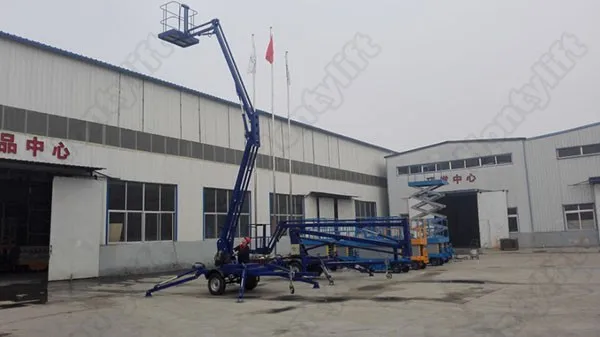 Ce 12 M 200kg Telescopic Man Boom Lift/window Cleaning Crane/vehicular ...