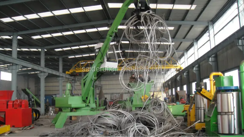 Scrap Aluminum Conductor Steel Reinforced (acsr) Wire Crushing And ...