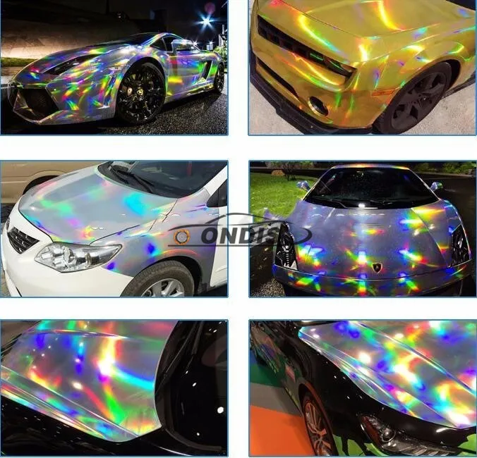 Holographic Laser Vinyl - Luxury Car Wrap for 3-5 Years