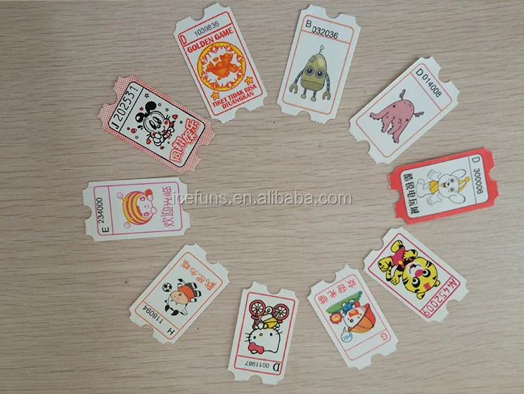 Custom Raffle Ticket Roll - Arcade Tickets Printing