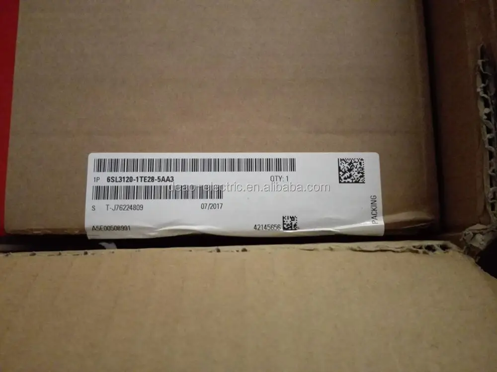 西门子 Sinamics S120 双电机模块输入: Dc 600 V 输出: 3ac 400 V 3a/3a 帧 6sl3120-2te13 ...