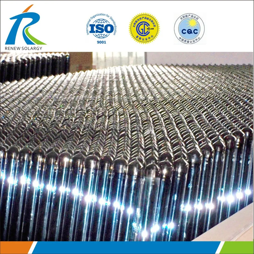 Heat Pipe Solar Water Heater Vacuum Tubes With Glass Vacuum Tube Copper ...