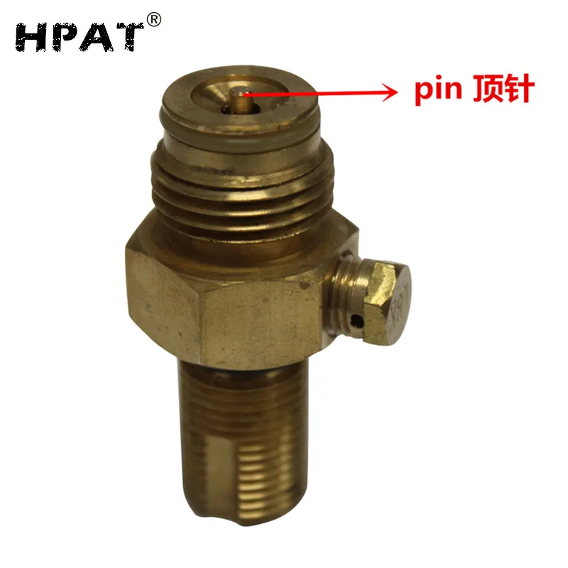Durable 3K Burst Disk CO2 Paintball Tank Pin Valve by Jinlongxin