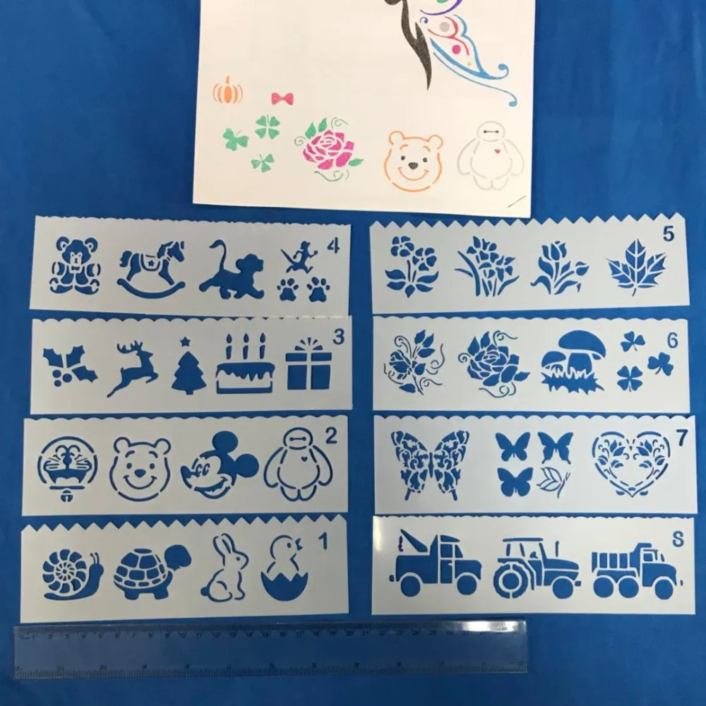 24 Designs Stencil Set/ Stencils Templates For Bullet Journal - Buy ...
