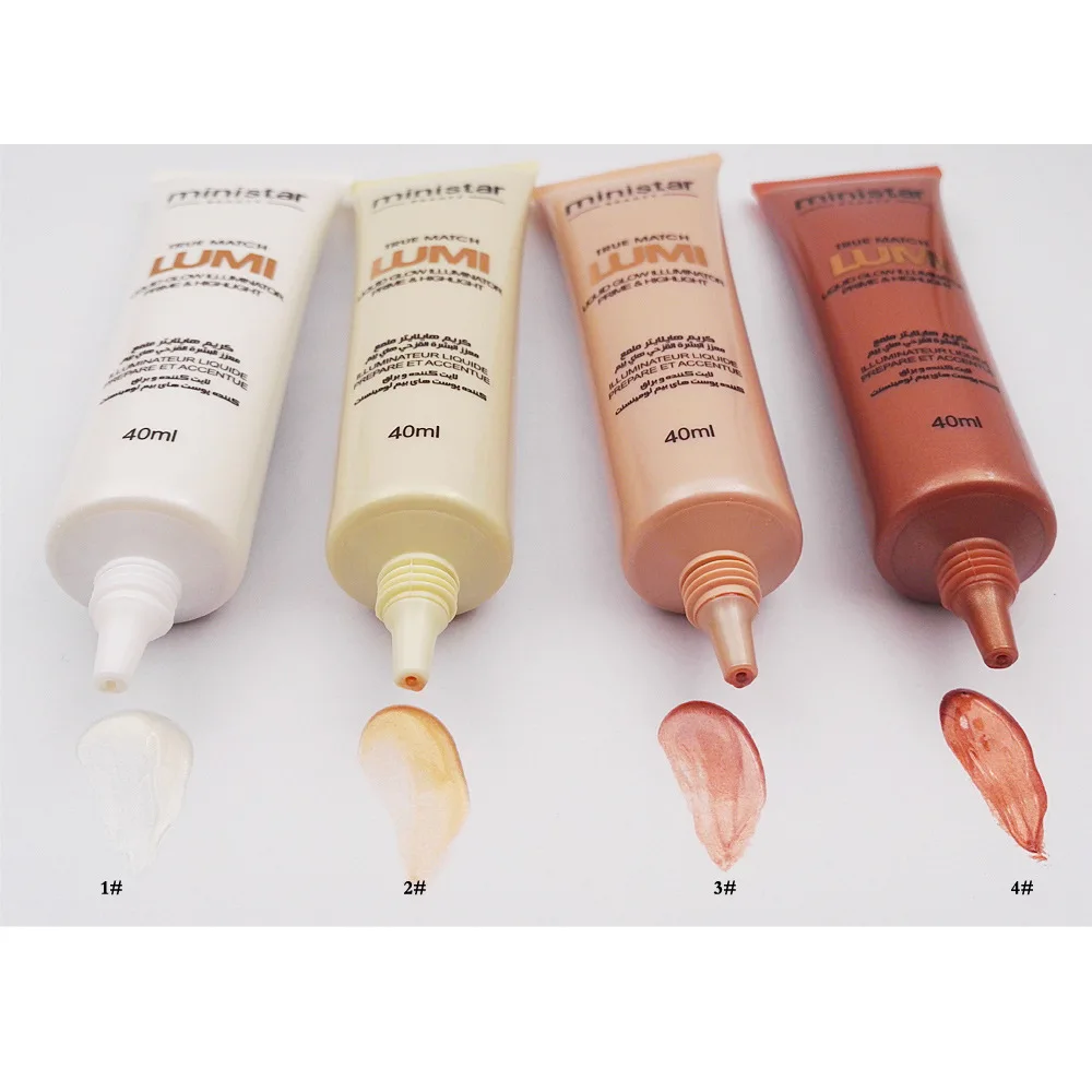 Ministar Beauty Makeup Liquid Glow Illuminator Highlighter Glitter Face ...