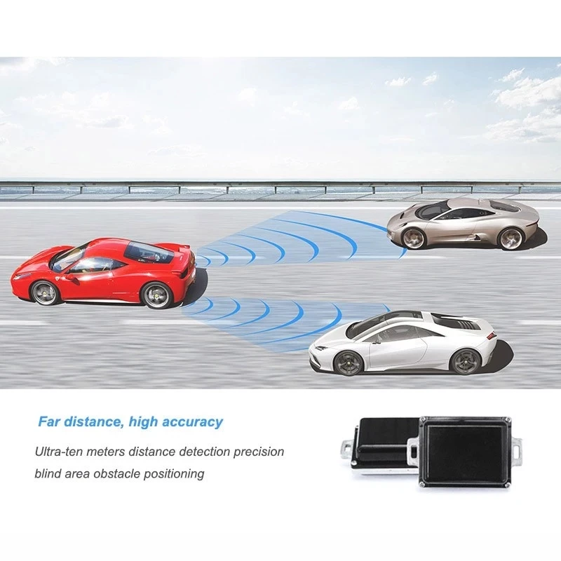 New Technology Bsd Wireless Anti-collision Radar Sensor Mirror Car ...