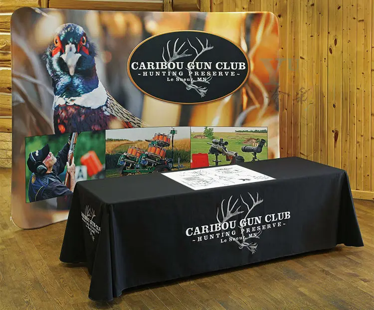 Cheap Price Party Advertising Custom Fitted Table Cover Cloth Throw ...