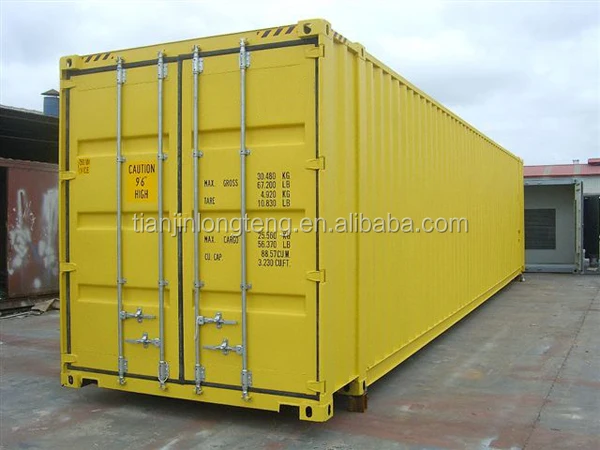 45' Hc Standard Or Pallet Wide 45 Feet High Cube Shipping Container ...