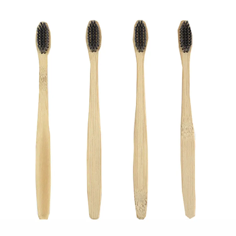 New Product 100% Biodegradable Bamboo Wood Handle Natural Carbon ...