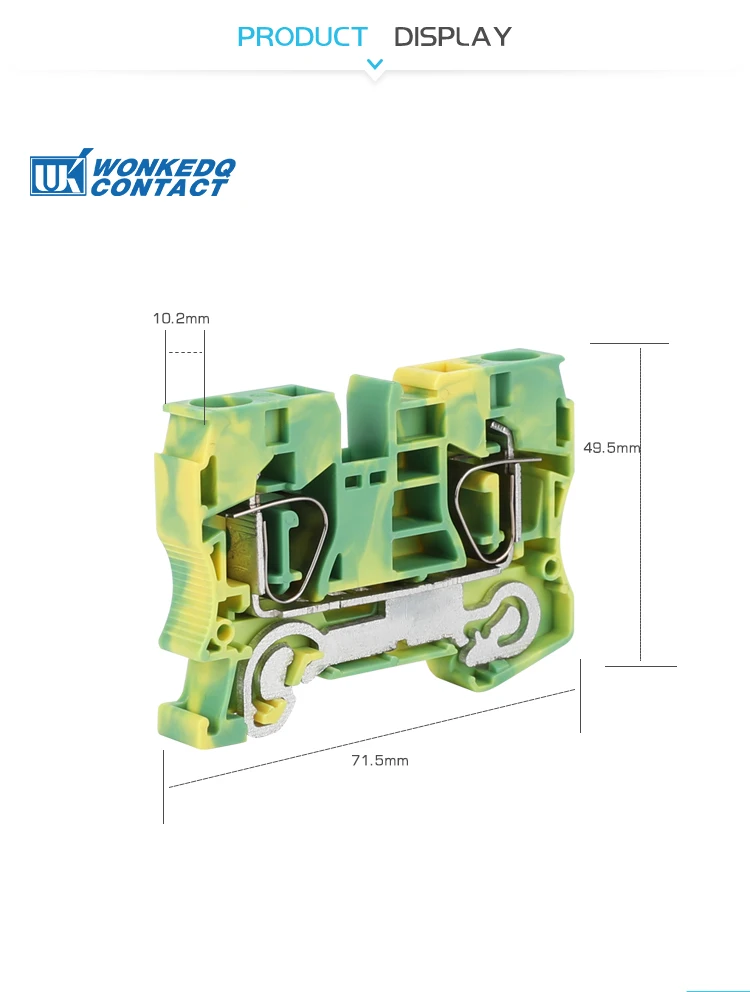 Jst 10-pe Din 레일 마운트 접지 모듈 형 터미널 블록 커넥터 피닉스 터미널 접촉 - Buy 피닉스 터미널 단자 블록 ...