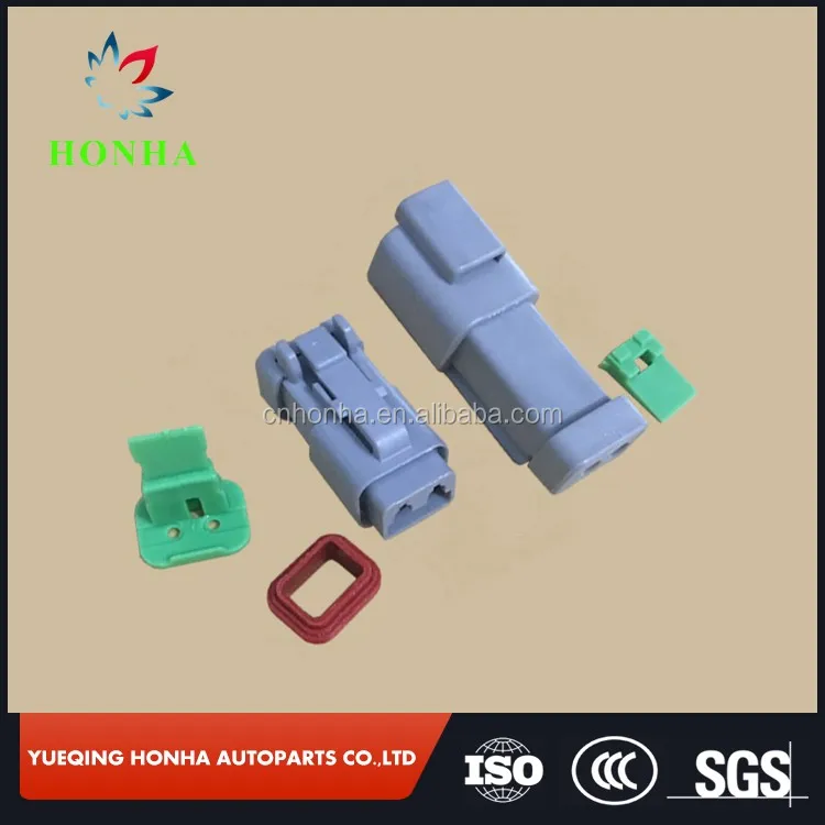 Dt06-2s-e005 Dt04-2p-e005 Pa66 Grey 2 Pin Male And Female Deutsch Auto ...