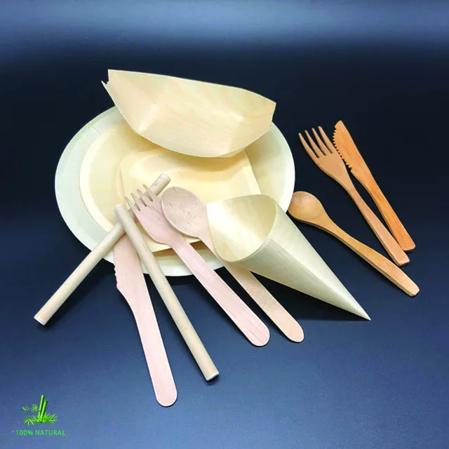 Bamboo Spoon And Fork Set Customized Size Bamboo Cutlery Set Kids ...