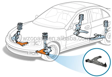 Opass Fast Shipping 45201-m68k00 Front Axle Lower Control Arm For ...