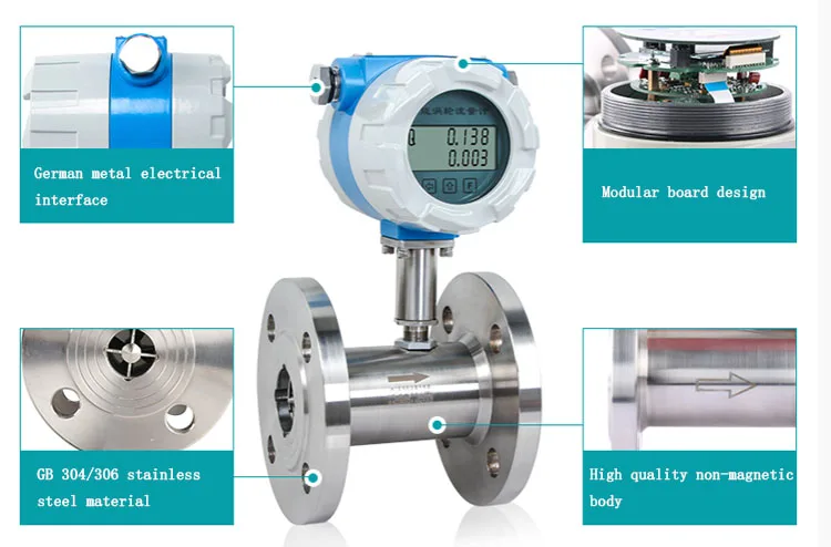Rs485 Modbus Digital Water Turbo Flow Meter And Display Price - Buy ...