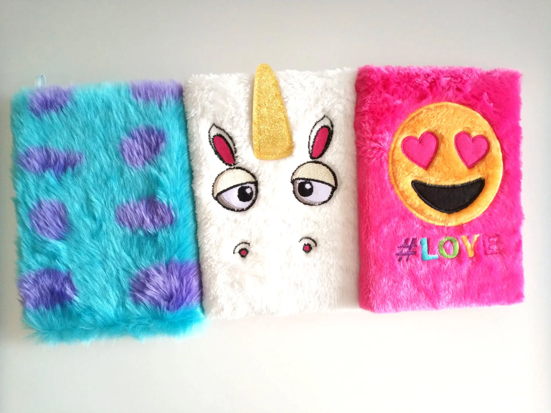 New Design Kids Popular Cartoon Fluffy Hardcover Notebook