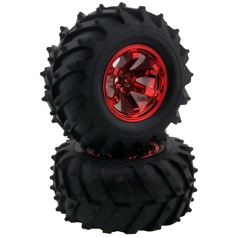 RC Car Wheels with Tires - Perfect for DIY Robot Toys