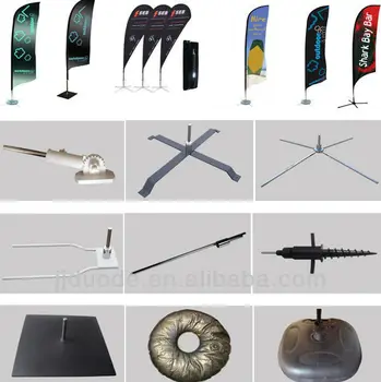 Metal Flag Pole Base For Flying Banner - Buy Metal Flag Pole Base,Metal ...