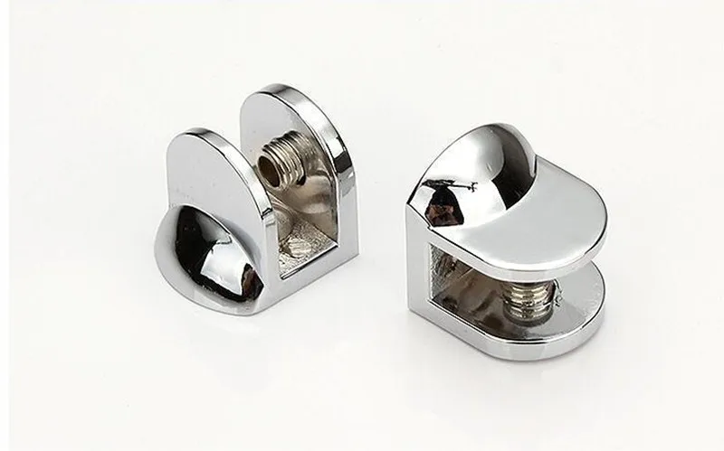 Zinc Alloy F Type Glass Support Glass Shelf Clips - Buy Glass Shelf ...