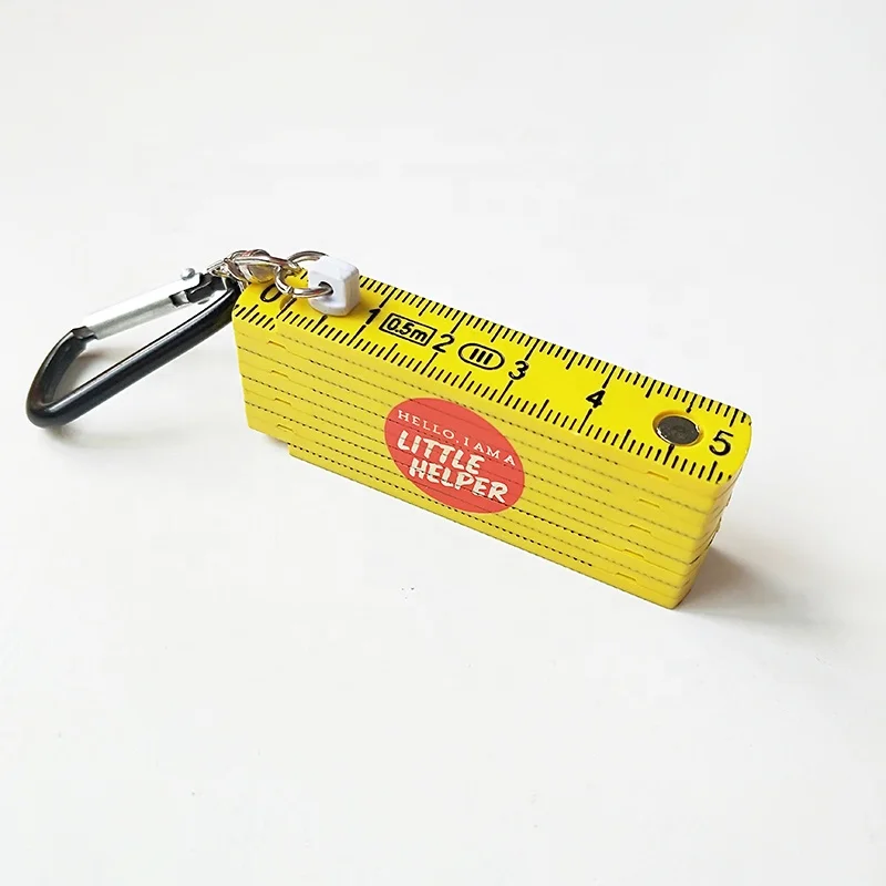 Mini Plastic Folding Ruler - Durable, Versatile, and Promotional