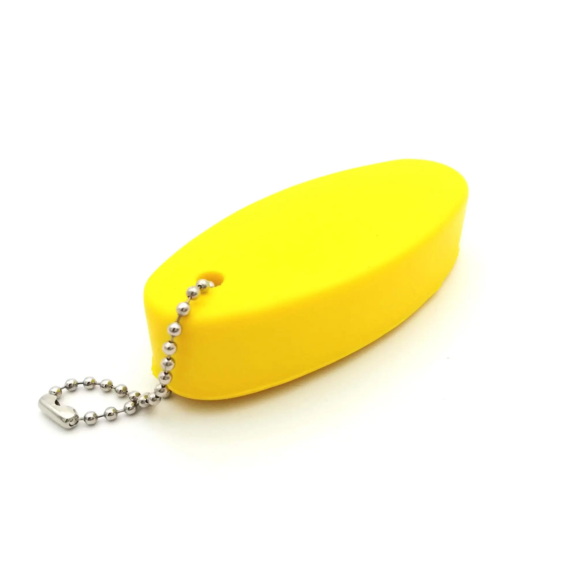 Custom Logo PU Foam Anti Stress Float Keychain Smiley Man