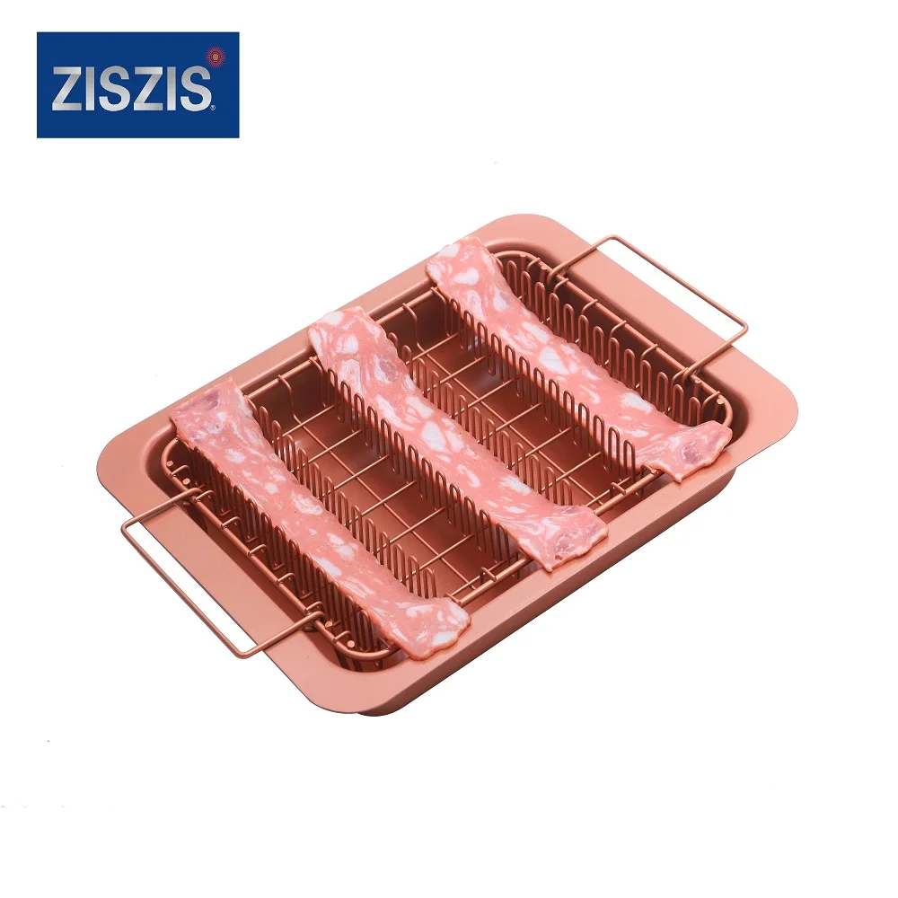 Crispy Oven-bacon Drip Rack Tray With Pan With Nonstick Easy Clean ...