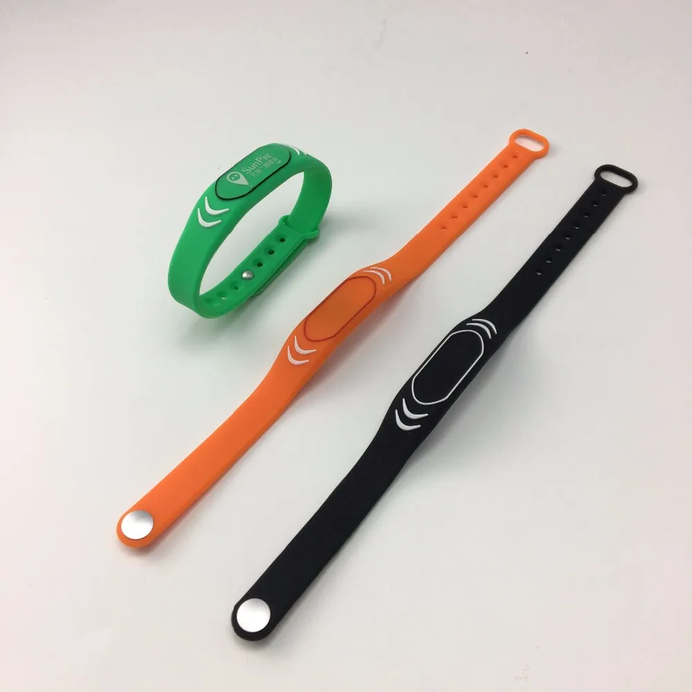 Adjustable Passive Rfid Wristband Silicone Rfid Wristband/bracelet Nfc ...