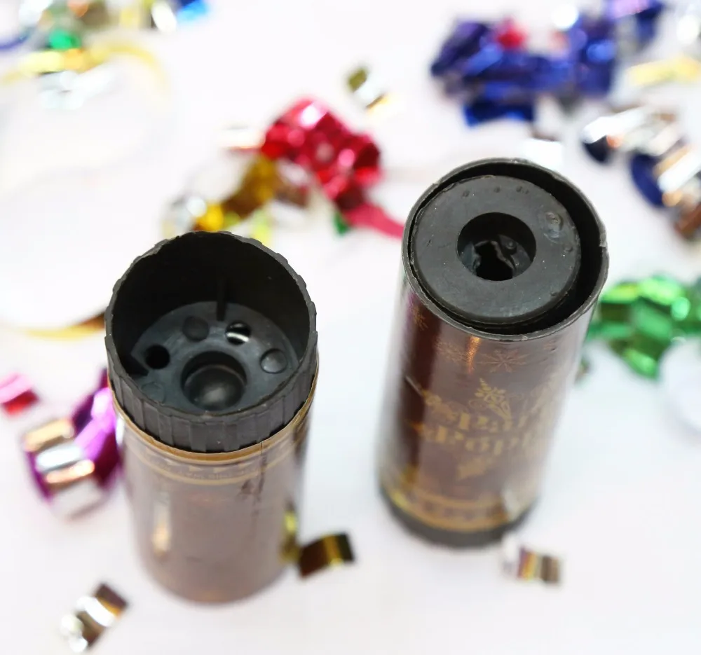 Spring Loaded Table Party Poppers - Festive Confetti Shooters
