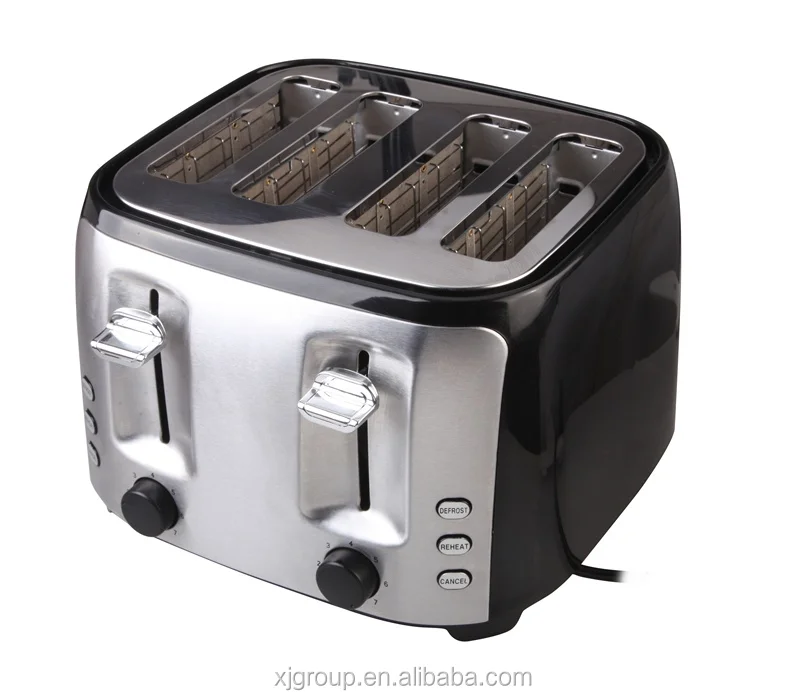 Portable 4 Slice Bread Toaster Machine Xj-22833 - Buy Toaster,Bread ...