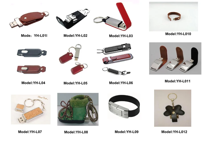 Custom Leather Case USB Flash Drive With Logo Compass Leather Box 4gb ...